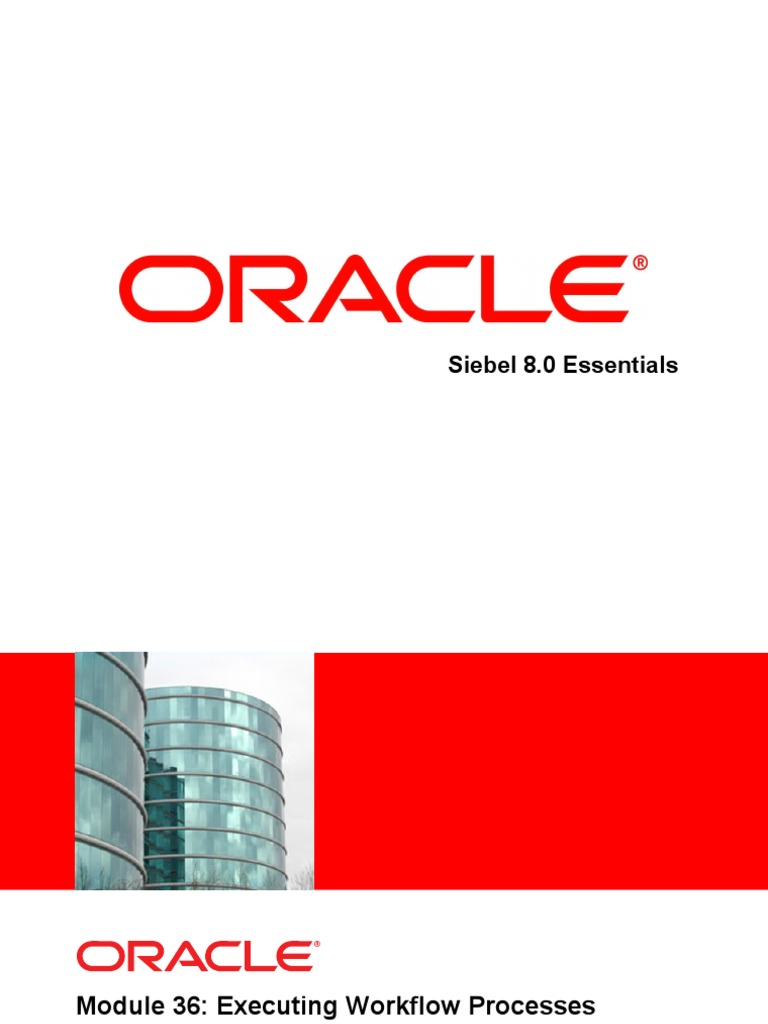 Module 36 Executing Workflow Processes | PDF | Parameter (Computer Programming) | Workflow