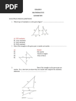 100 Open-Ended Math Questions Set A (With Answer Key) | PDF | Area | Sphere