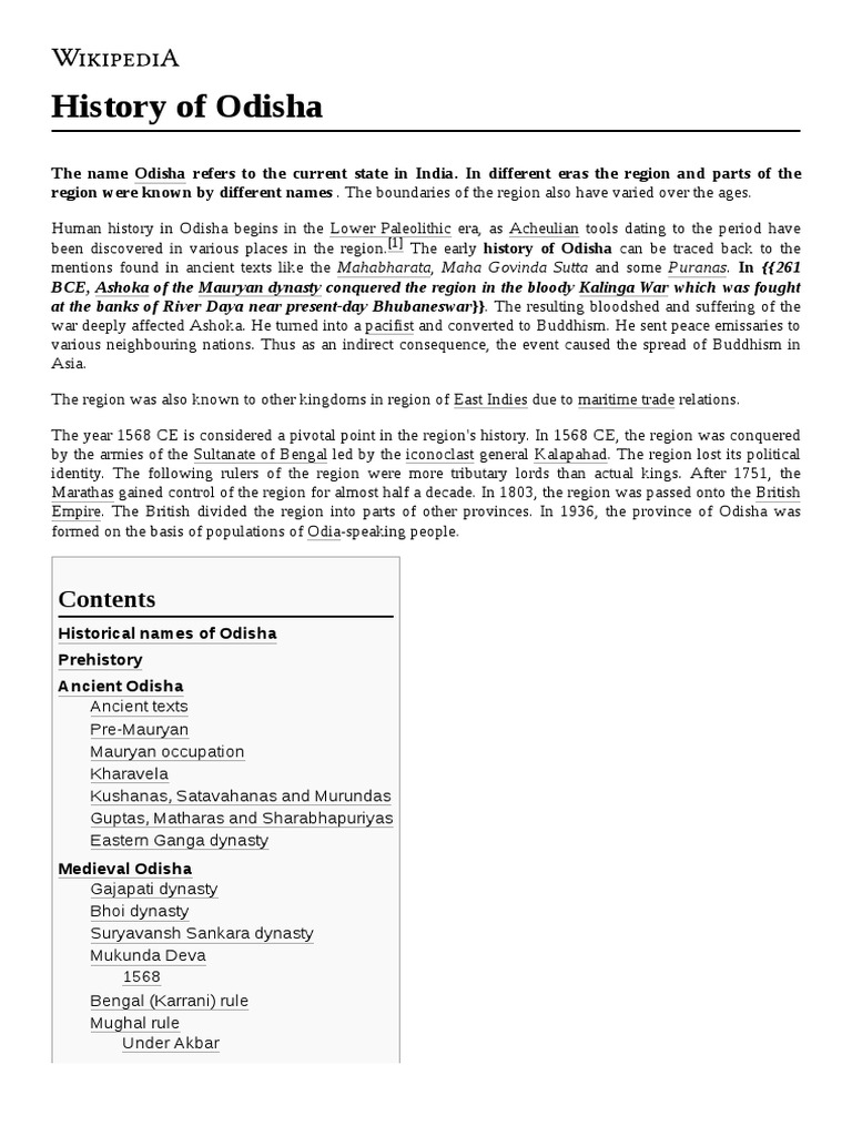 History of Odisha | PDF | Sikhism