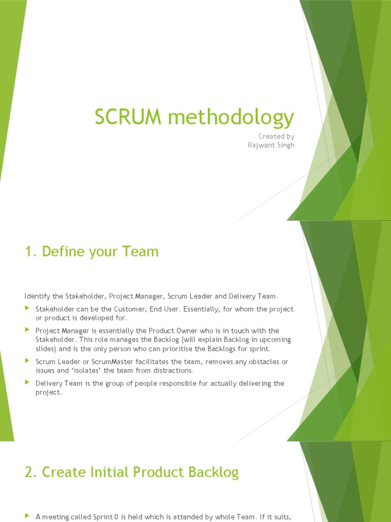 SCRUM Guide for Project Teams | PDF | Scrum (Software Development ...