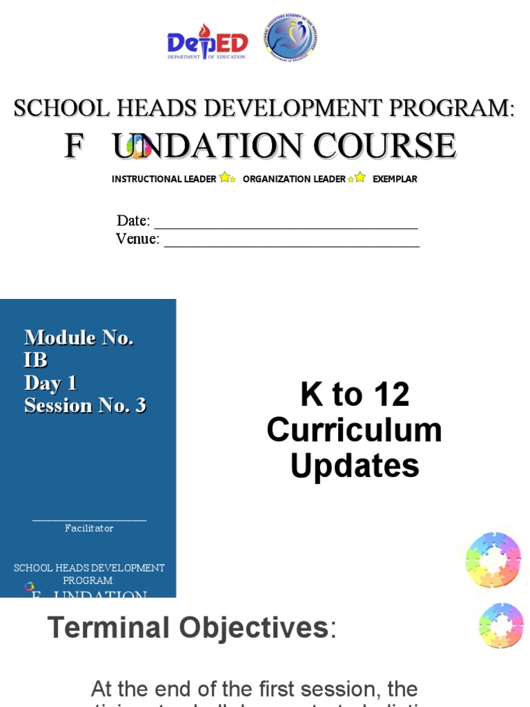 Session 3 Updates On The K To 12 Curriculum | PDF | Curriculum | Teachers
