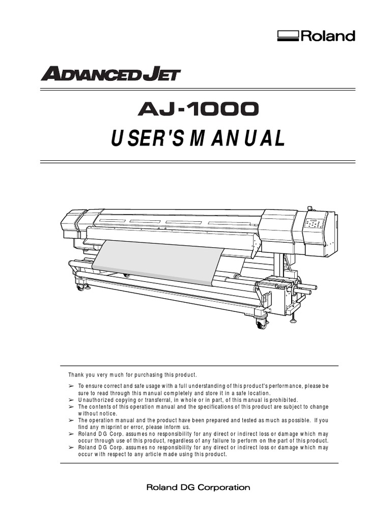 AJ-1000 User | PDF | Ac Power Plugs And Sockets | Printer (Computing)
