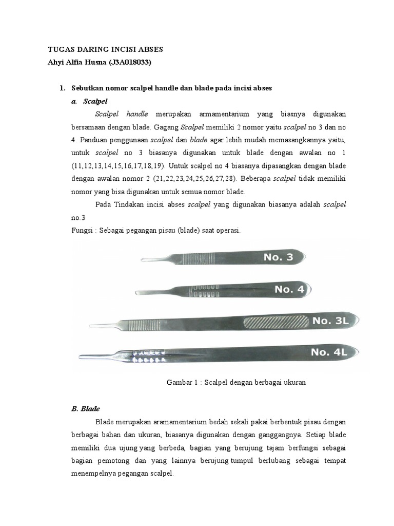 Panduan Insisi dan Drainase Abses | PDF