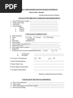 Medsave Request For Pre Authorisation Form | PDF | Hospital | Patient