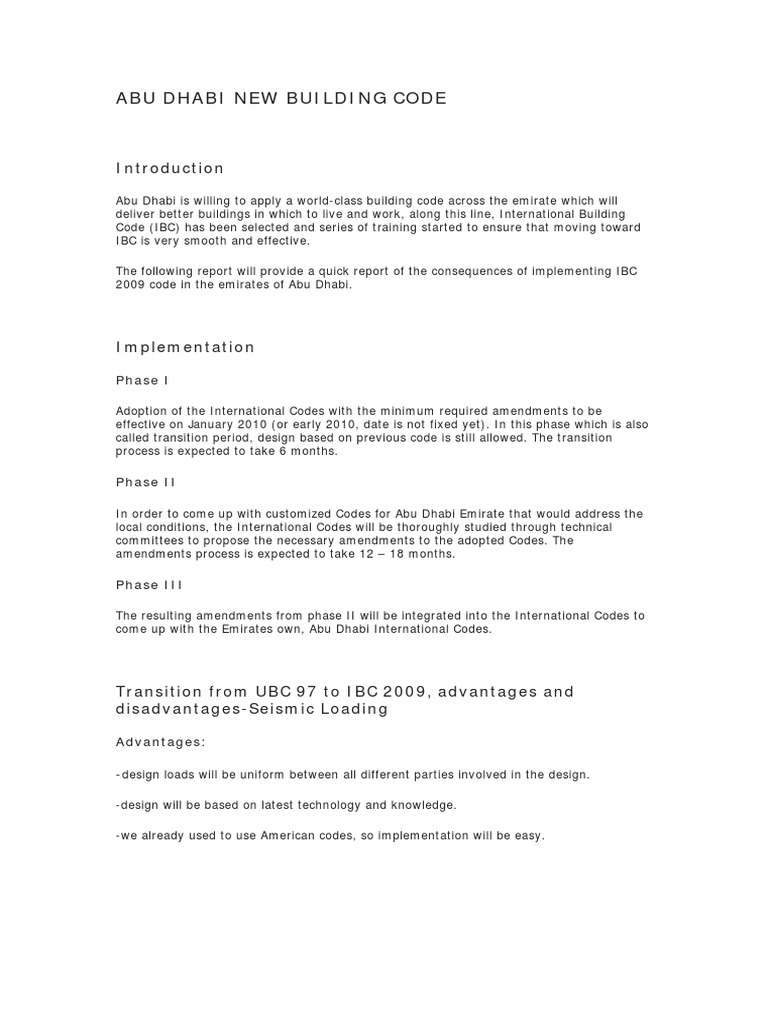 IBC 2009 - Transition PDF | PDF | Business