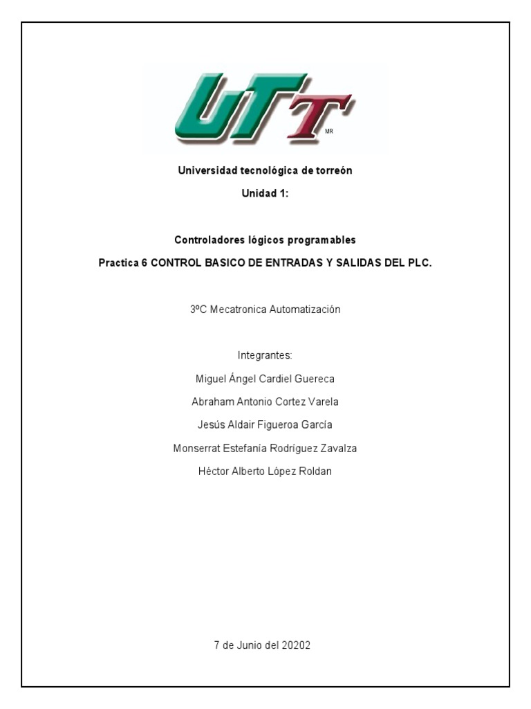 Practicas de PLC | Descargar gratis PDF | Controlador lógico ...