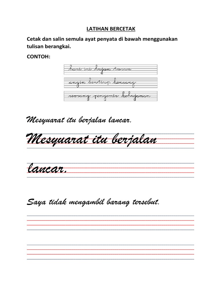 Latihan Bercetak | PDF | Pengelolaan Keuangan & Uang