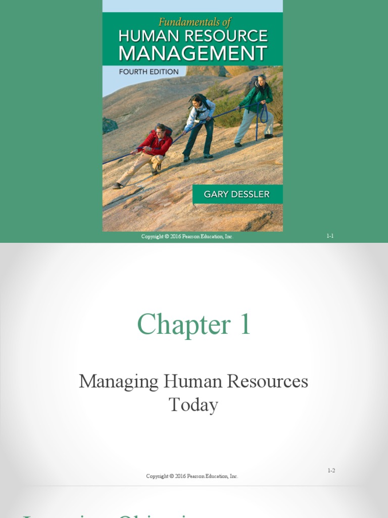 Dessler FHRM4e PPT 01 | PDF | Human Resource Management | Human Resources