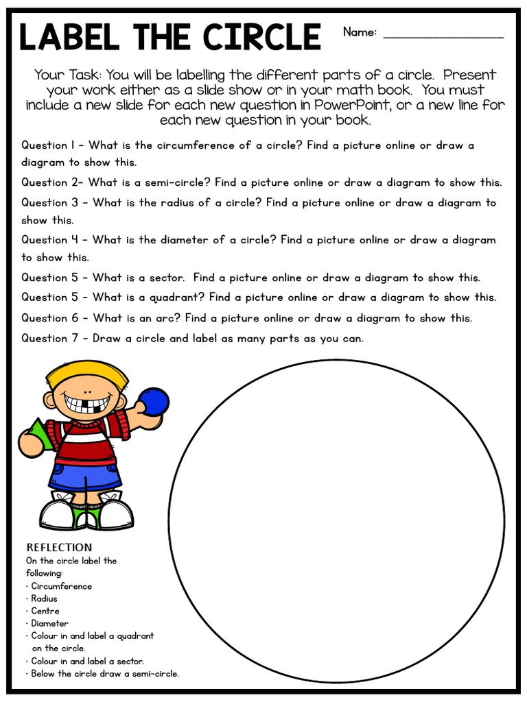 Circle Task PDF | PDF
