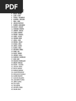 Hueteng Numbers With Meaning | PDF