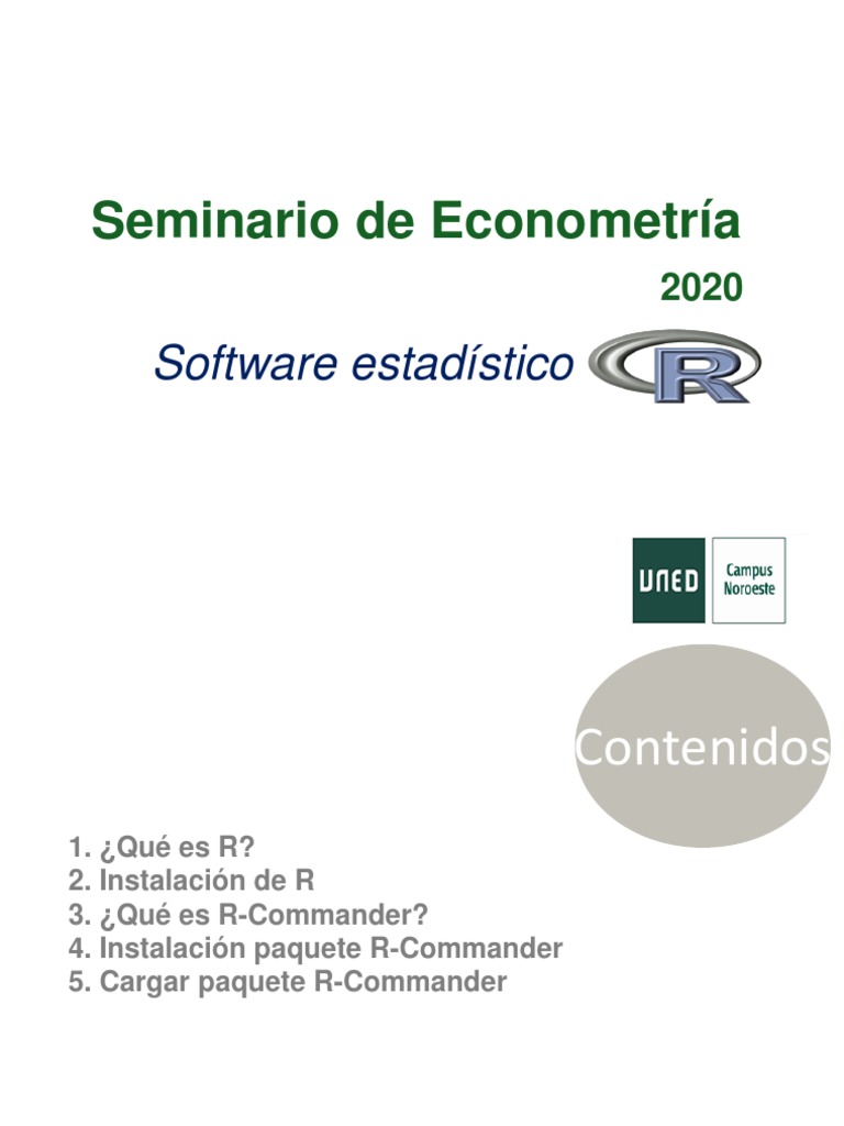 Programa R | PDF | R (lenguaje de programación) | Ventana (informática)