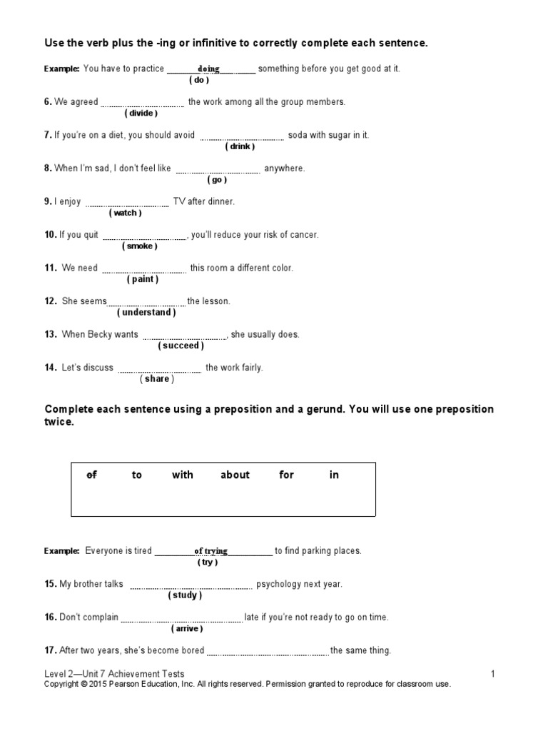 Move It 3 Unit 7 Verbs+ing or To Inf | PDF | Classroom | Further Education