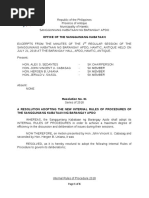 Sangguniang Kabataan Minutes Sample | PDF | Chairman | Secretary