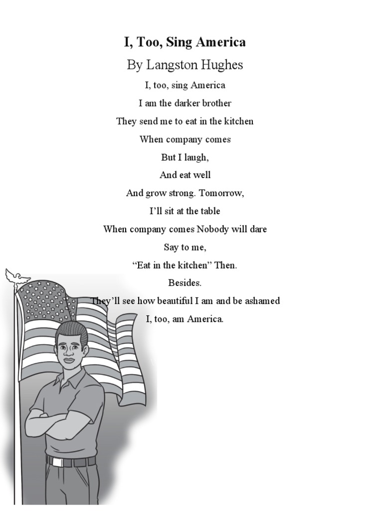 Langston Hughes' "I, Too" Poem Analysis | PDF