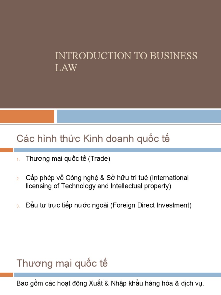 Introduction To Business Law | PDF