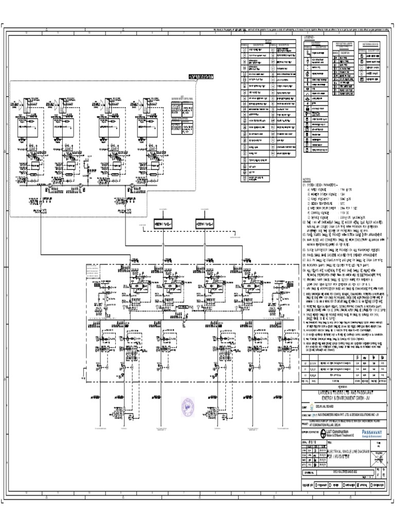 04 - 815.119-LTPEE-940-E-002 - R02 Electrical SLD For 11kV System | PDF ...