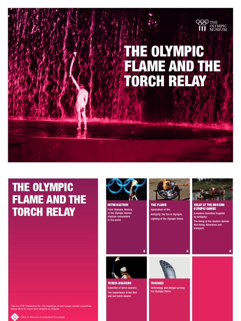 The Olympic Flame and Torch Relay | PDF | Olympic Games | Multi Sport ...