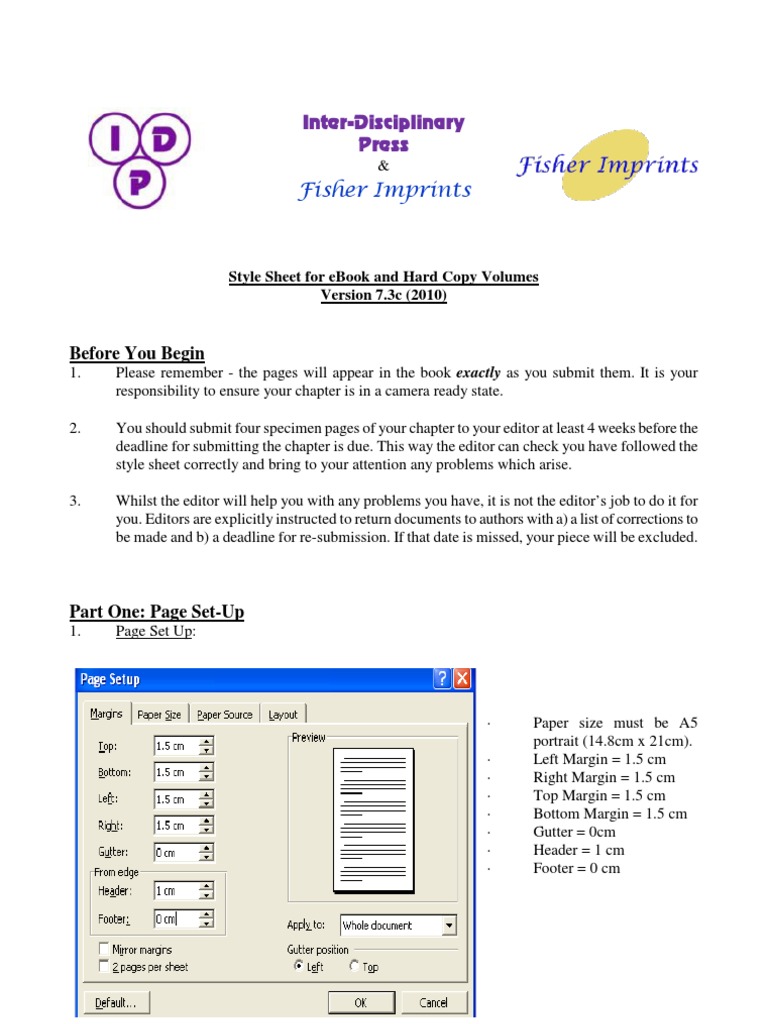 Full Style Sheet Version 7.3c | PDF | Note (Typography) | Quotation Mark