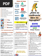 Triptico - Programa Emergencias - Uso Extintores | PDF