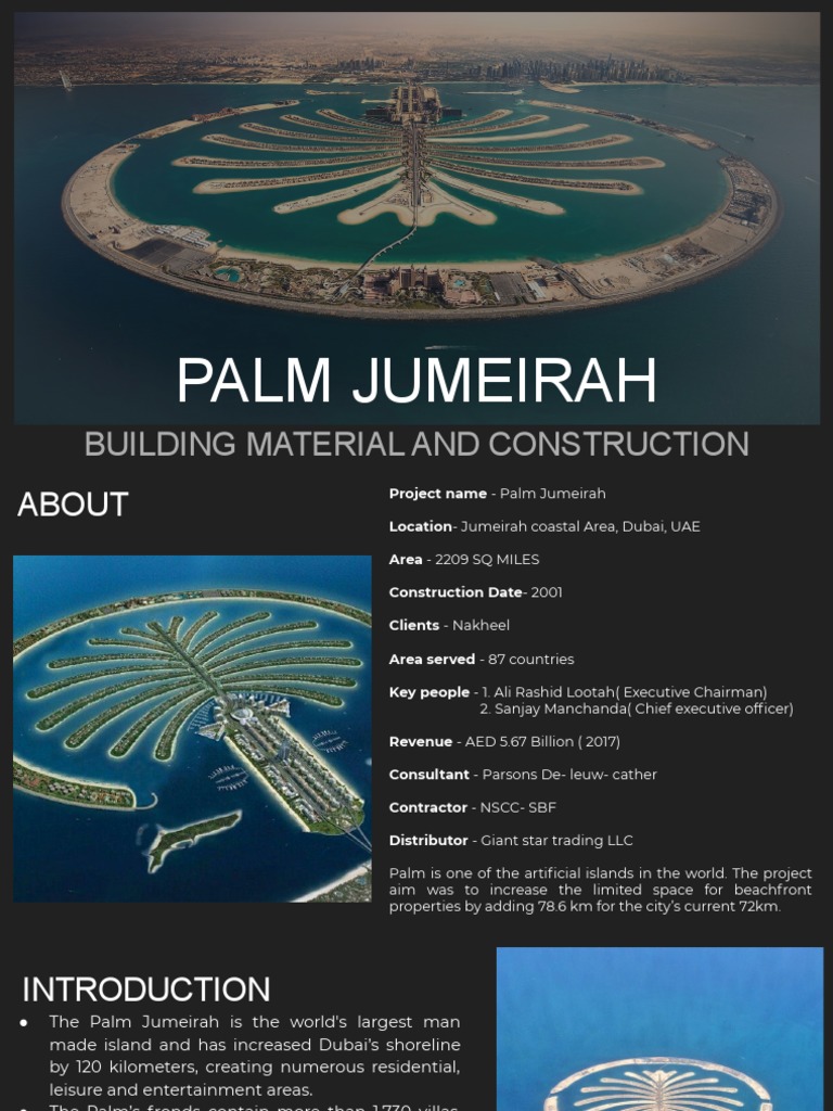 Construction of the Iconic Palm Jumeirah Island Through Innovative ...