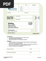 ESOL - Entry 1 - Reading Candidate Paper - Practice Paper A | PDF