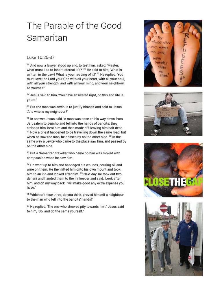 Parable Of The Good Samaritan Pdf Pdf Torah Religion And Belief