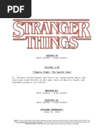 Stranger Things Transcript 105 Chapter Five The Flea and The Acrobat | PDF