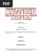 Stranger Things Episode Script 2 01 Chapter One MADMAX | PDF