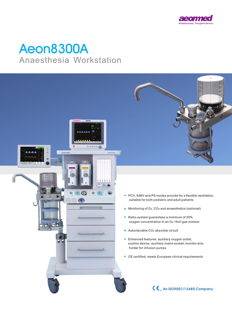 Aeonmed Aeon 8300A | PDF | Respiration | Gases