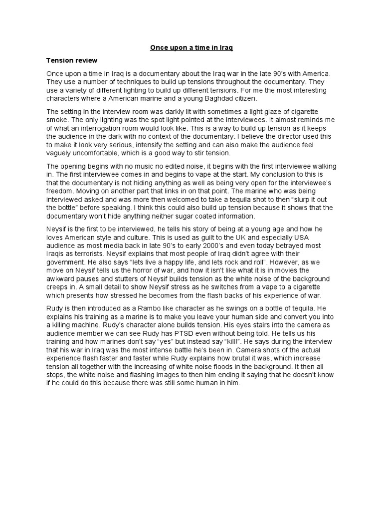 Once Upon A Time in Iraq | PDF | Unrest