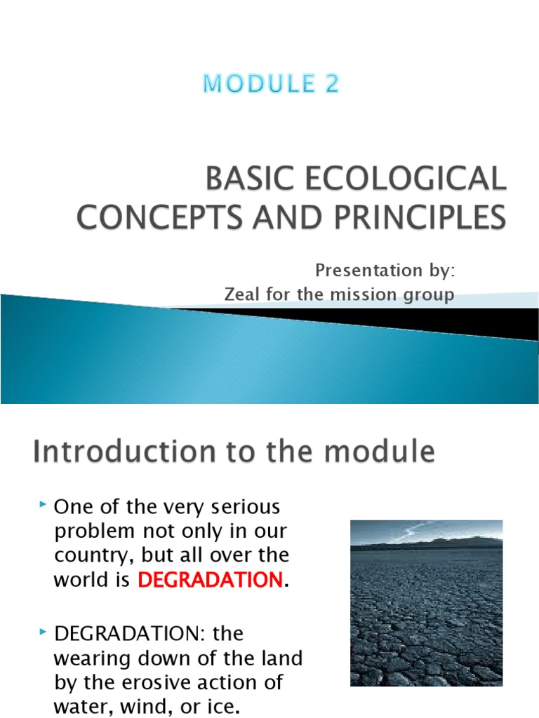 Module2 Basic Ecological Concepts and Principles | PDF | Soil | Food Web