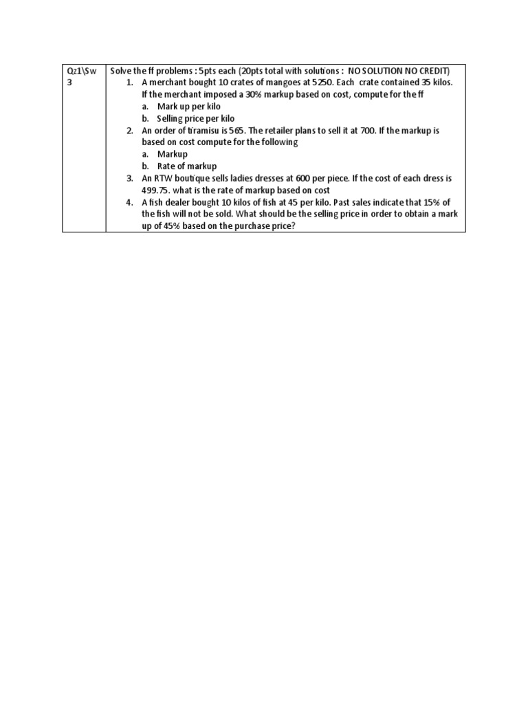 Basic Finance Exercises 3 | PDF