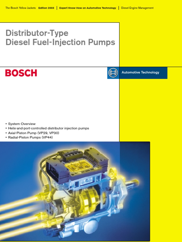 Distributor-Type Diesel Fuel-Injection Pumps 2003 PDF | PDF | Fuel ...