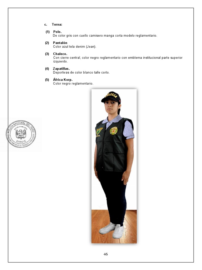 Reglamento Uniformes PNP PDF | PDF