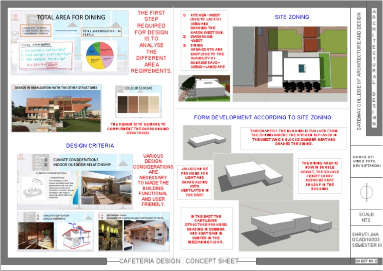 Architectural Design Concept Sheet