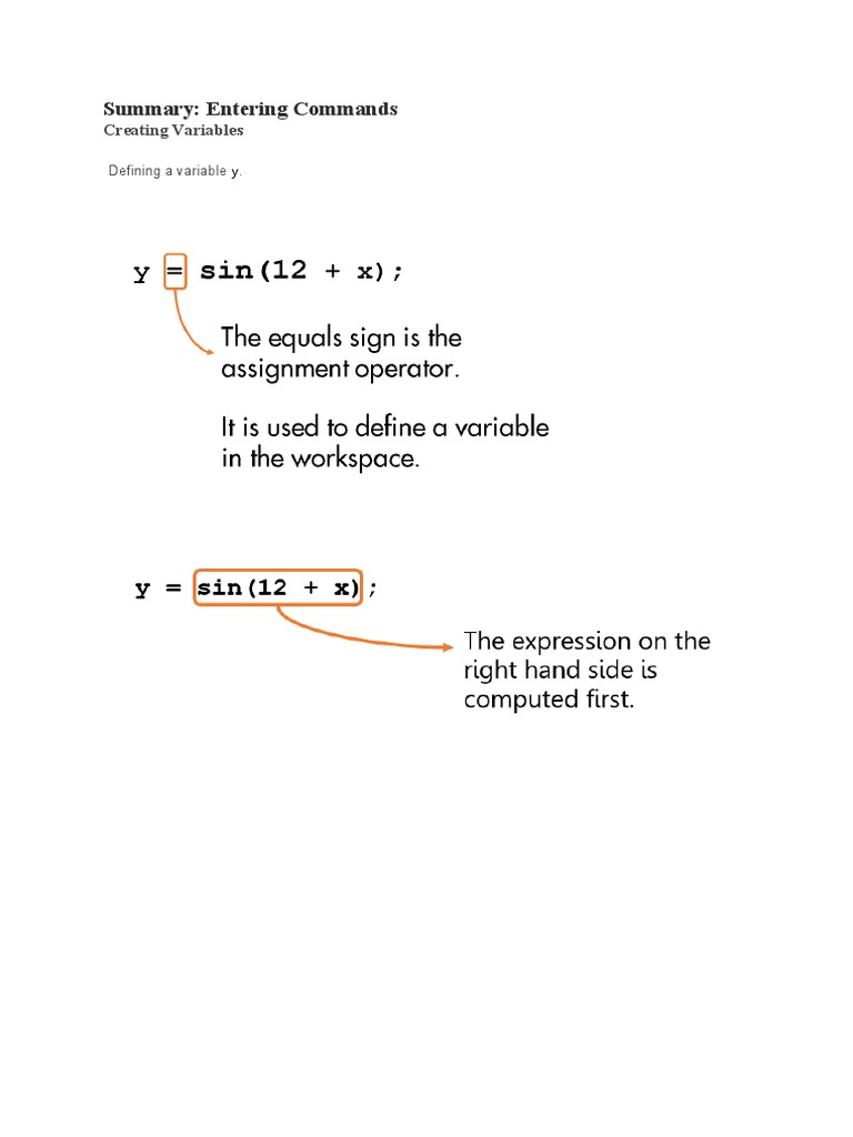 MATLAB Basics: Commands & Operations | PDF | Interpolation | Matrix (Mathematics)