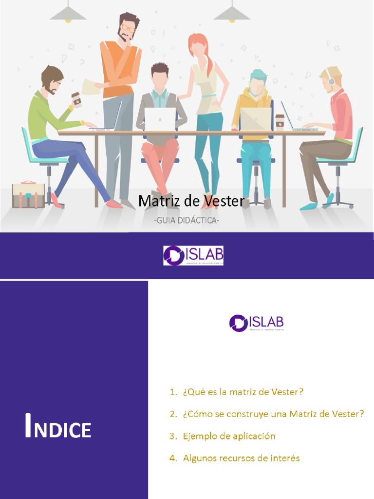 Guia de Herramienta Matriz Vester | PDF | Matriz (Matemáticas ...
