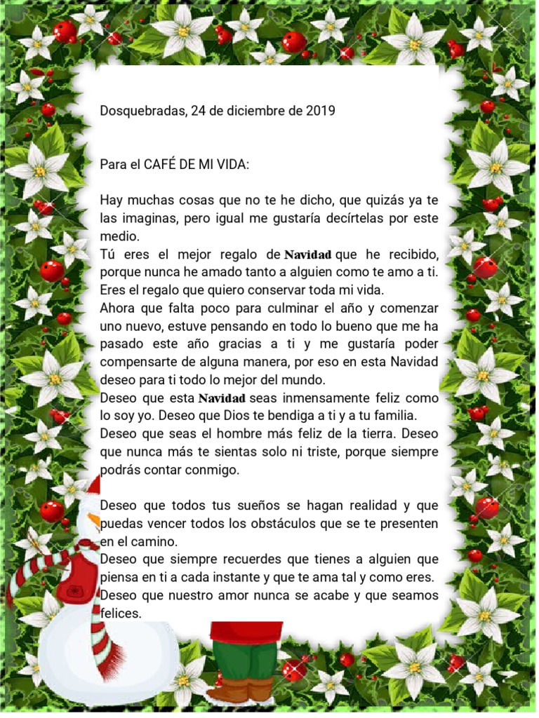 Carta Navidad | PDF