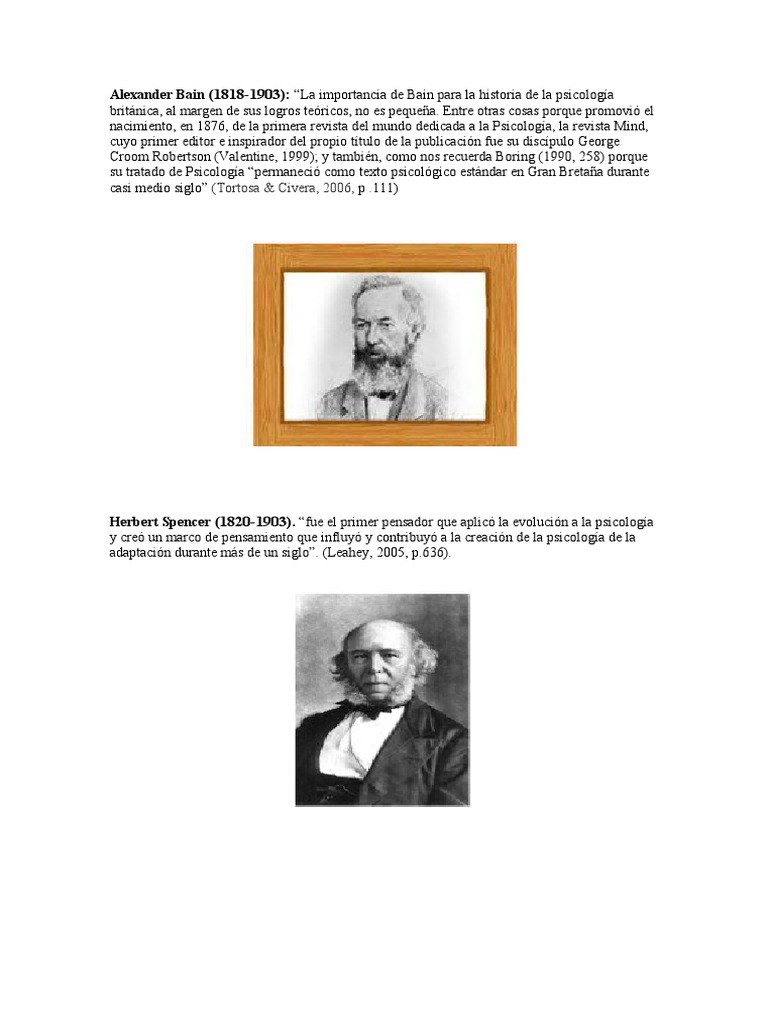 Aportaciones de Spencer y Morgan en Psicología | PDF