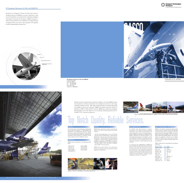 ST Aviation Services Co Pte Ltd (SASCO): A Premier Maintenance, Repair ...