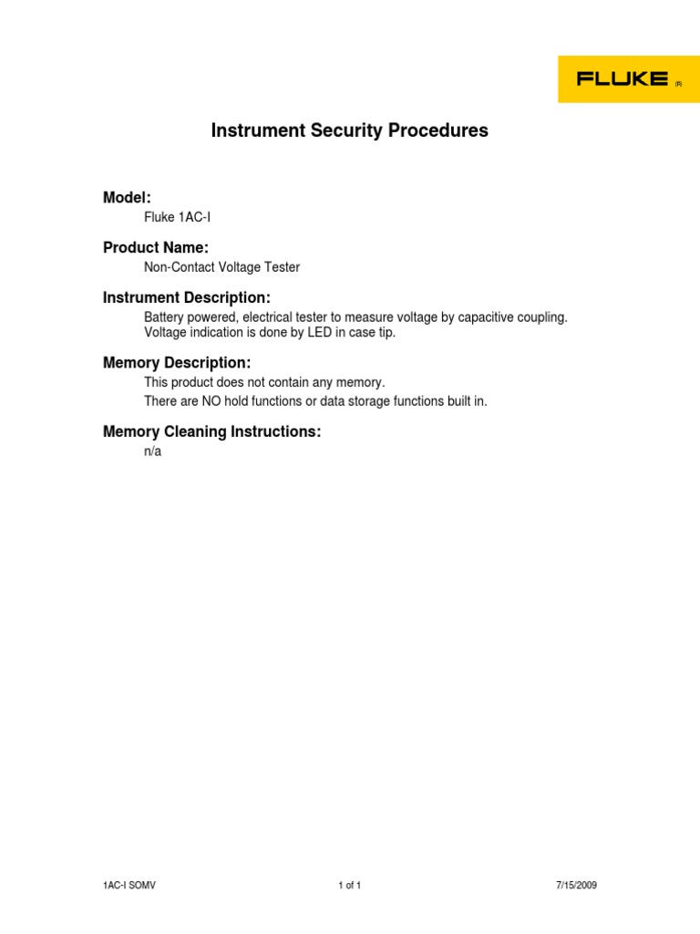 Instrument Security Procedures: Model | PDF | Technology & Engineering