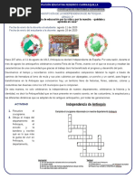 Sopa de Letras de Departamentos de Colombia | PDF
