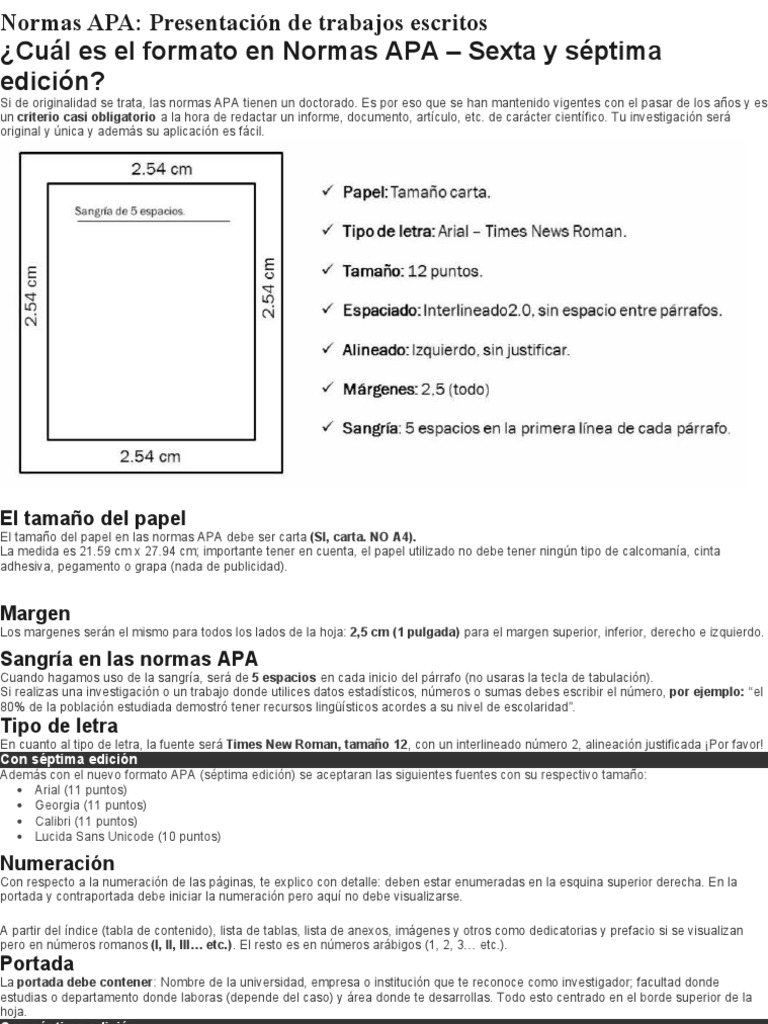 Normas APA Séptima Edición | PDF | Estilo apa | Science