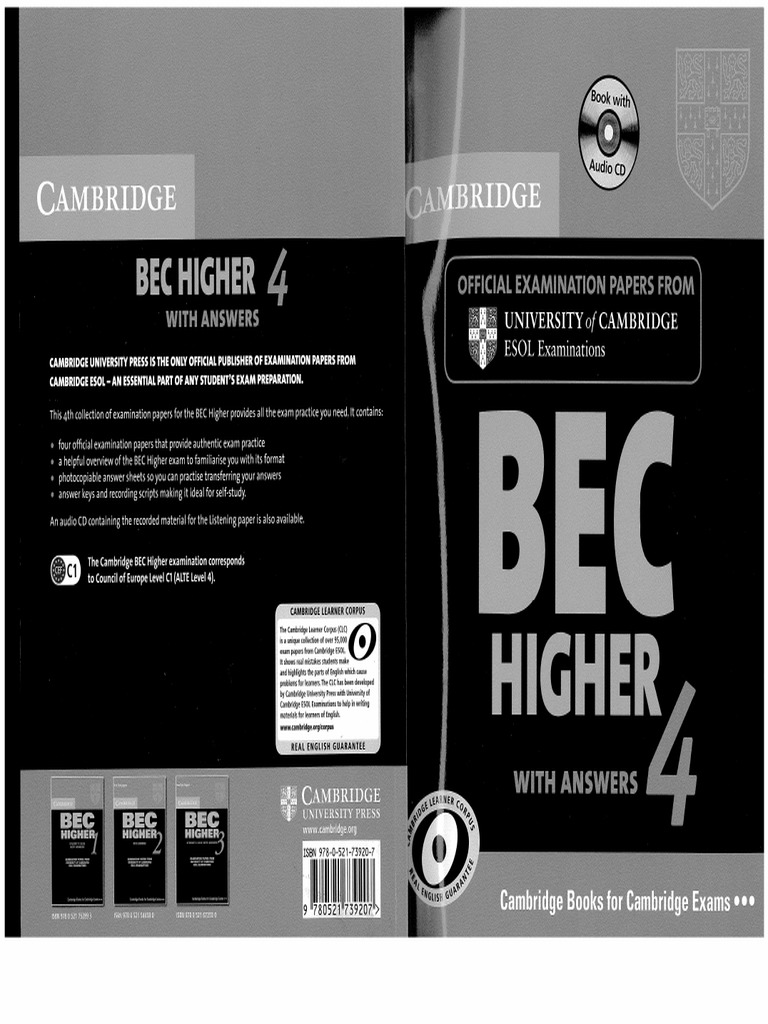 Cambridge BEC Higher 4th With Answers PDF | PDF