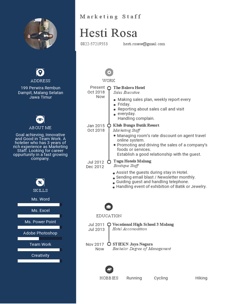 Hesti Rosa: Marketing Expert in Malang | PDF