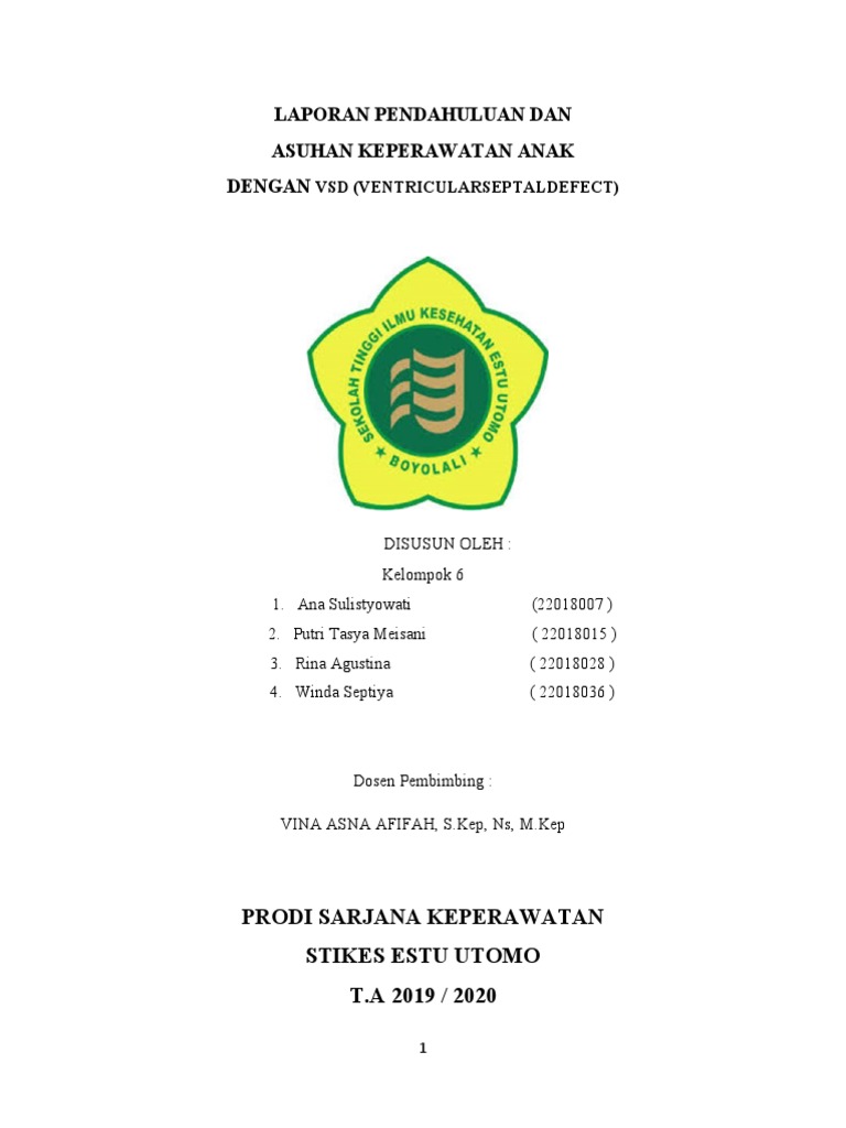 LP & ASKEP VSD ANAK Kel.6 | PDF