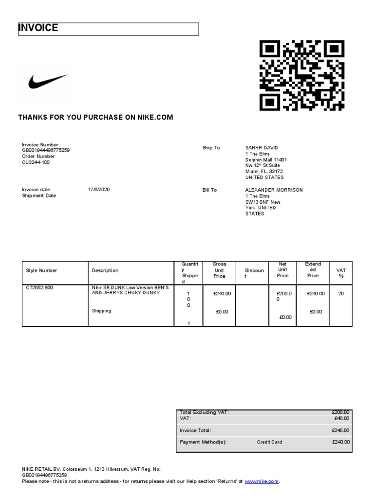 Invoice | PDF | Marketing | Payments