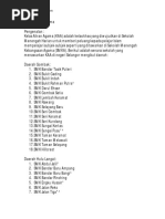 Senarai KRK & KAA Pahang (Tingkatan 1) | PDF