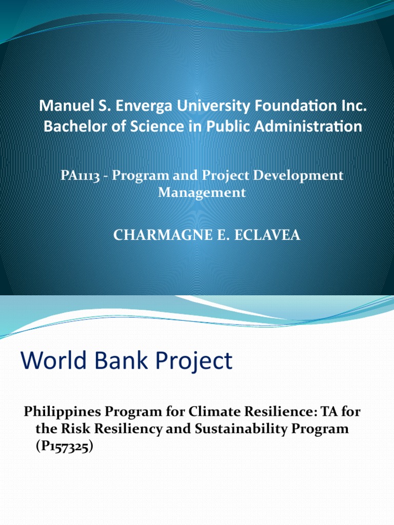 Presentation For World Bank Project | Download Free PDF | Ecological ...