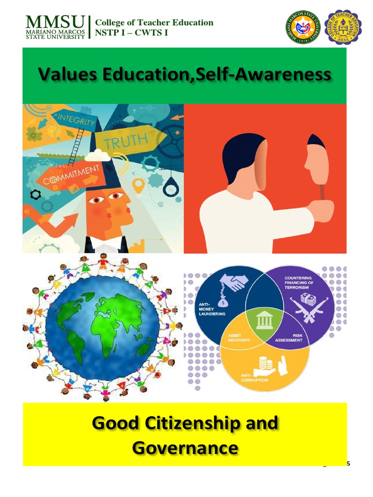 Values Education, Self-Awareness and Good Governance PDF | PDF | Value ...
